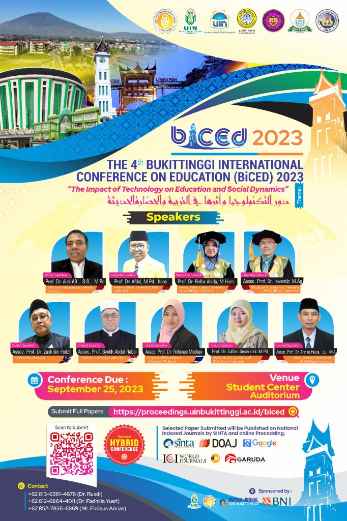 2023 International BiCED Conference: Exploring the Interconnection of Technology with Social ...